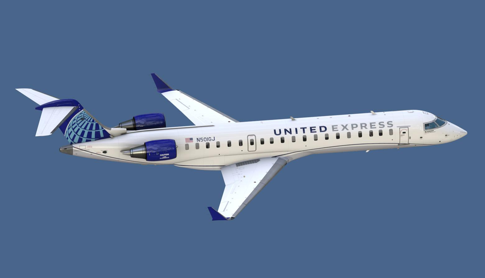 DeltaWing Simulations CRJ-700 - United Express - CRJ-700 - X-Plane.Org ...