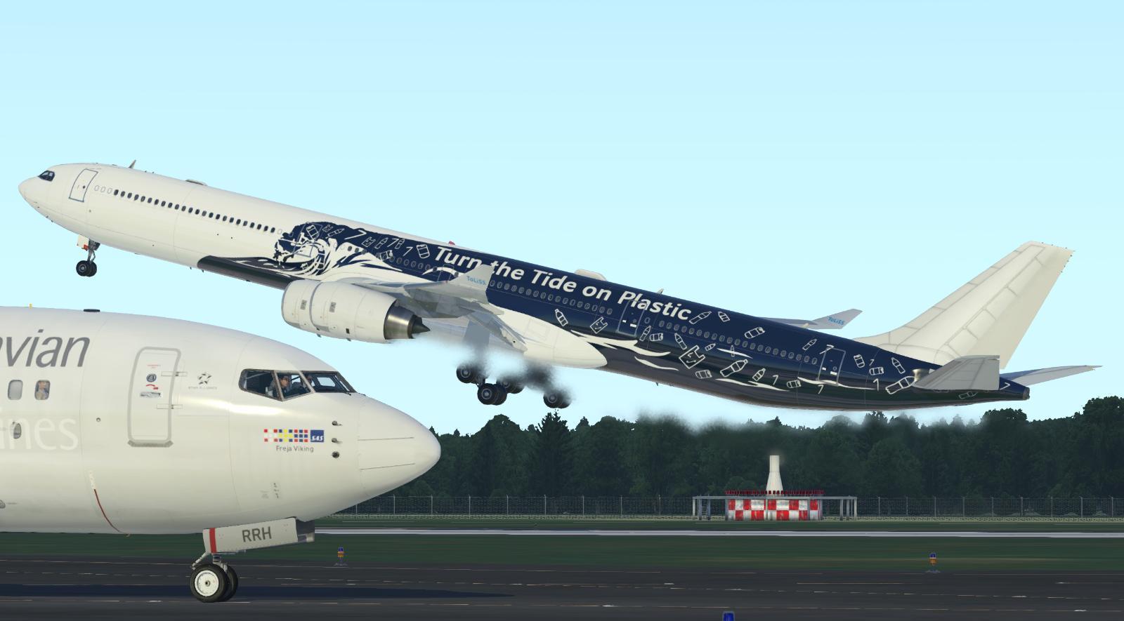 Hifly "Turn the Tide on Plastic" (Fictional) - Toliss A340 - X-Plane ...