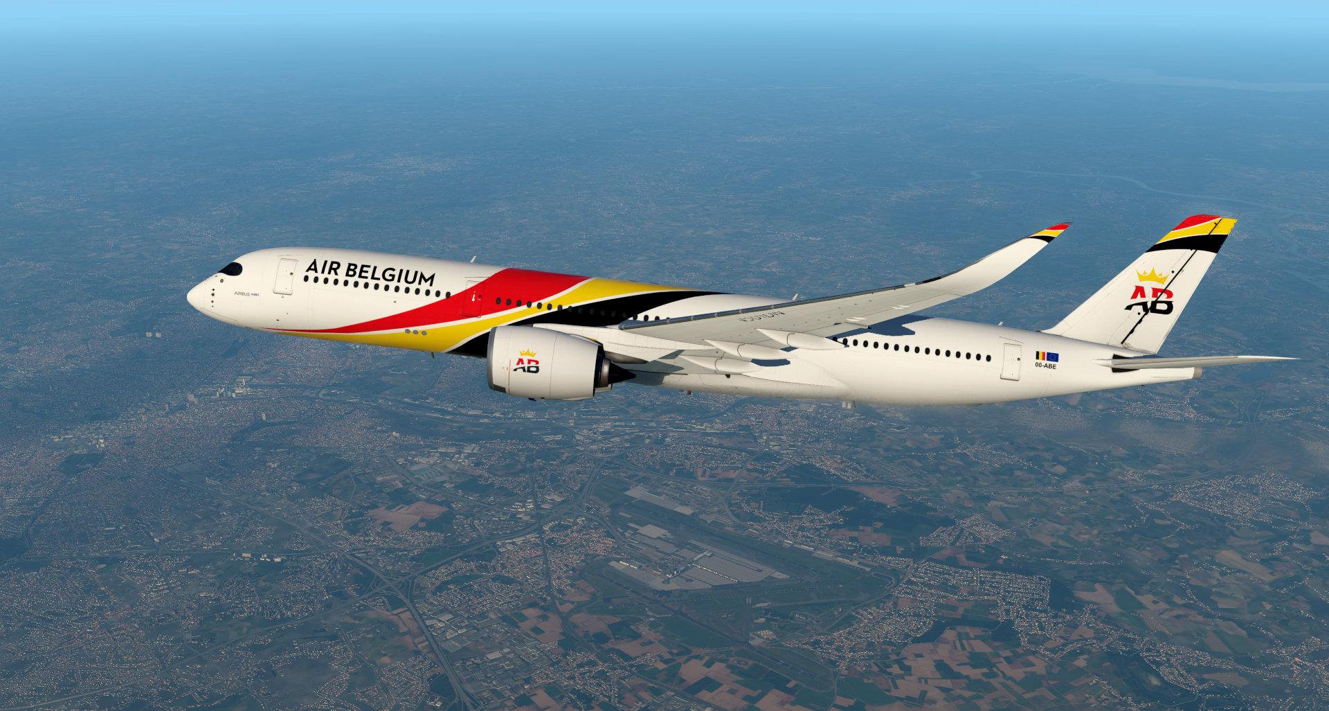 A350 FF fictional livery Air Belgium - FlightFactor - X-Plane.Org Forum