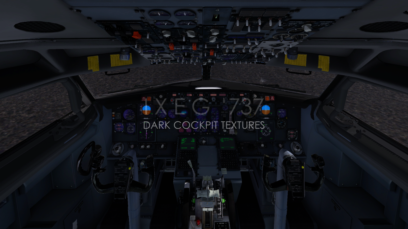 Dark cockpit textures for IXEG 737-300 Classic - Textures - X-Plane.Org ...