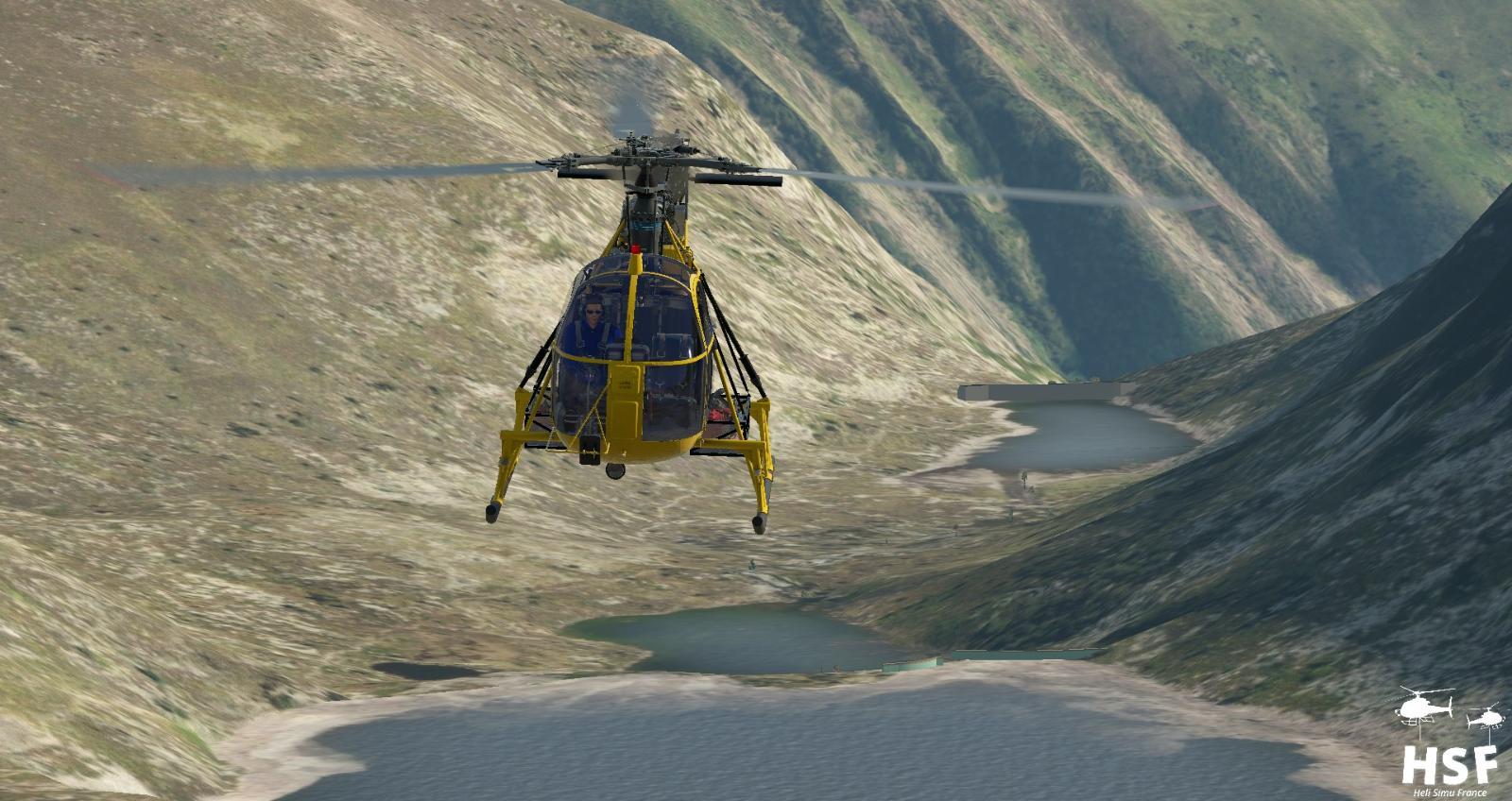 Heli Bearn F-GLXD SA 315 B LAMA - Aircraft Skins - Liveries - X-Plane ...