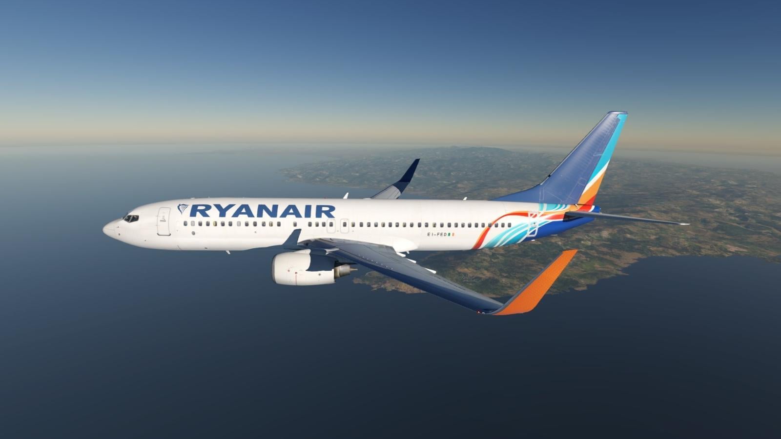 Ryanair / FlyDubai EI-FED Livery For Zibo 737-800X 3.31+ - Aircraft ...