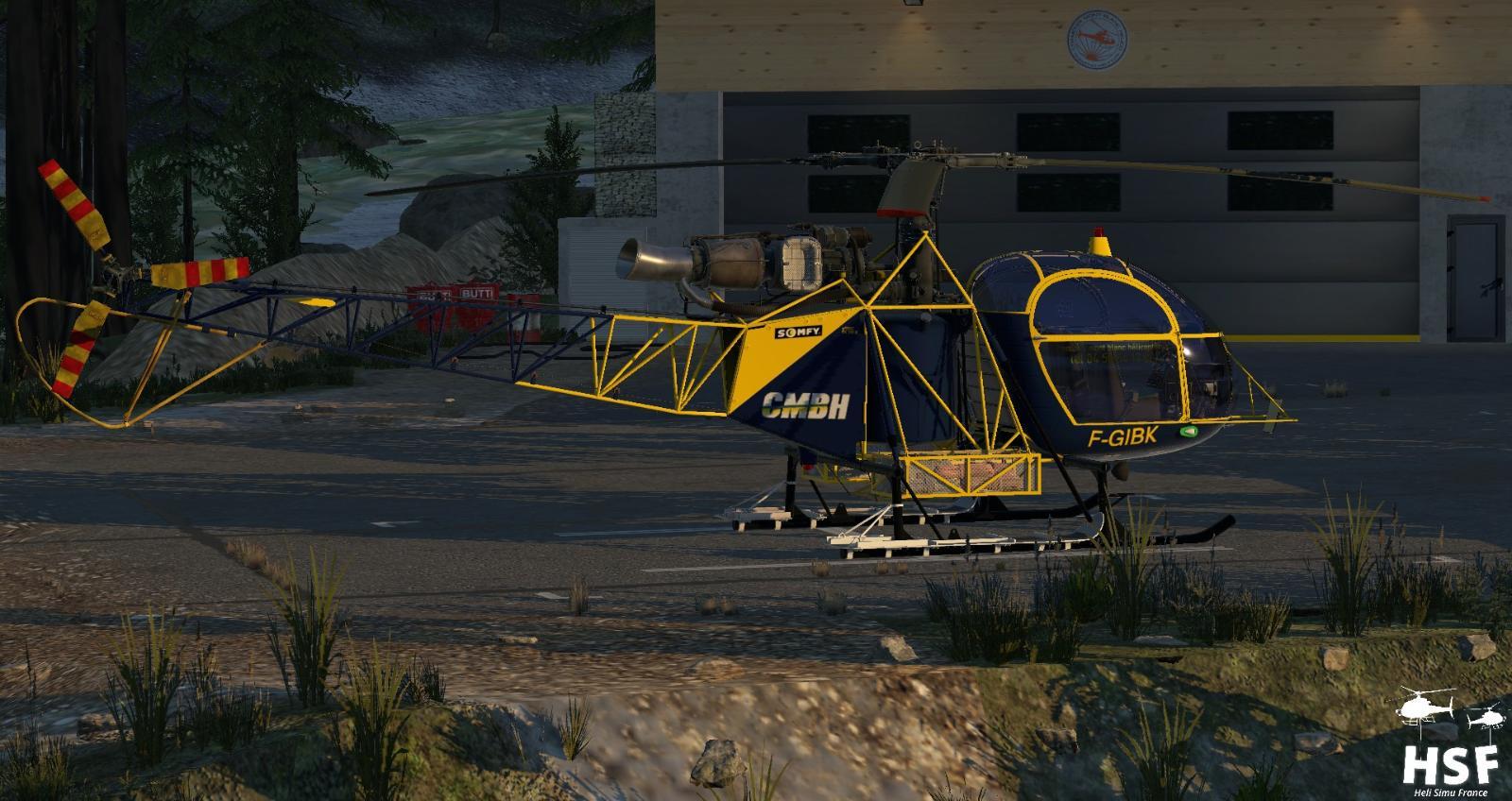 CMBH F-GIBK SA 315 B LAMA - Aircraft Skins - Liveries - X-Plane.Org Forum