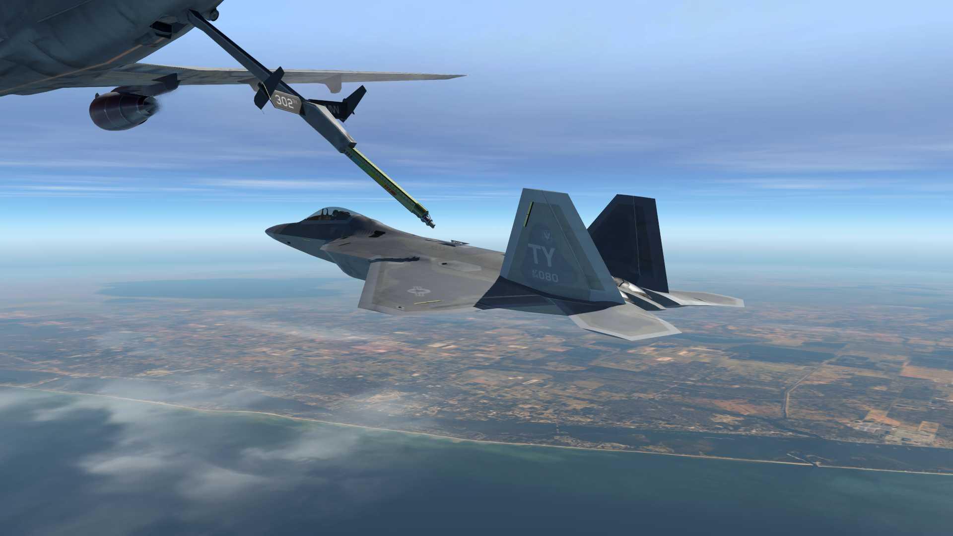 Tyndall AFB livery for AOA Simulations F-22A Raptor - F-22A by AOA ...
