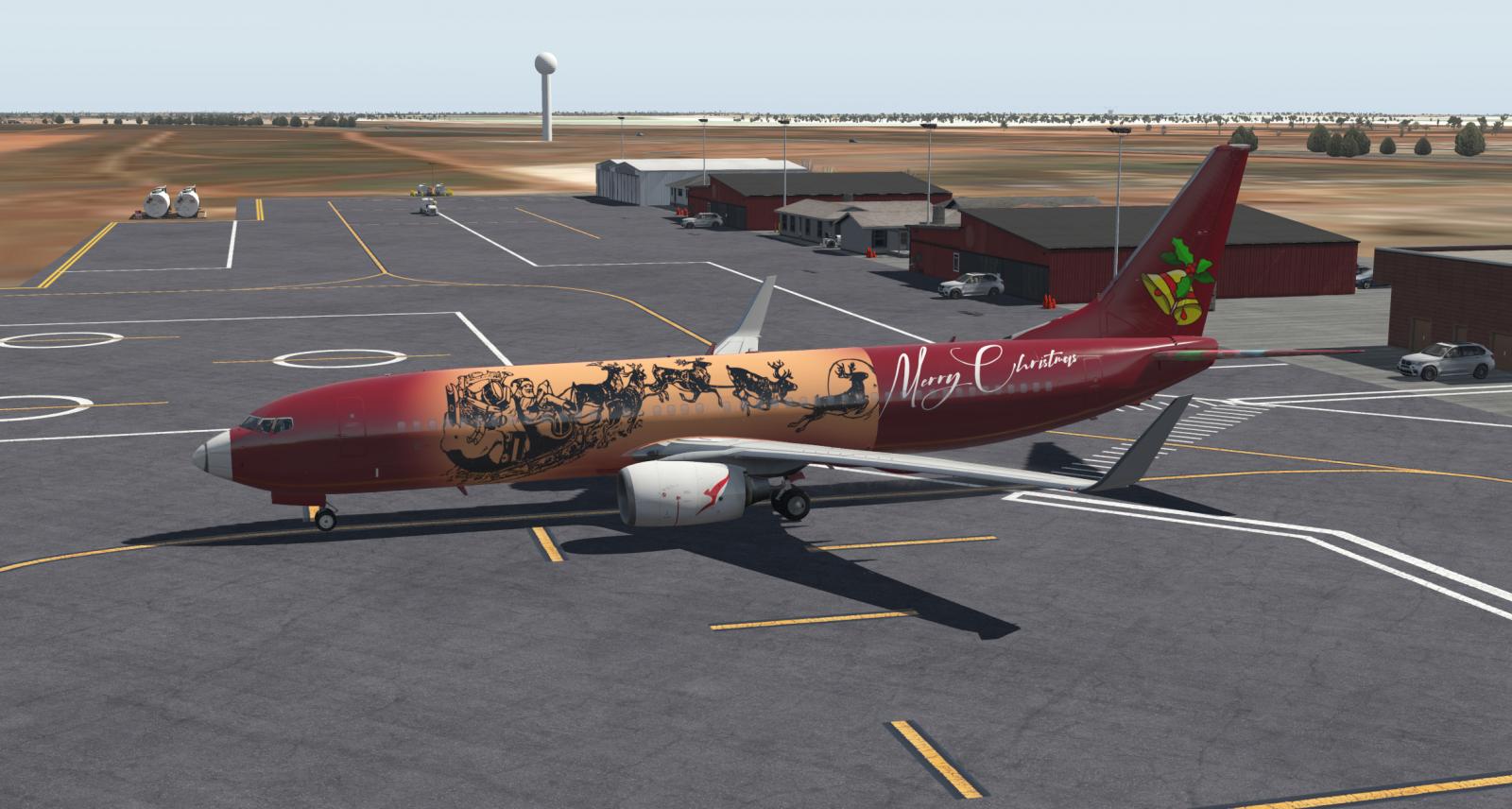 Festive Christmas Plane Zibo Livery - Aircraft Skins - Liveries - X ...