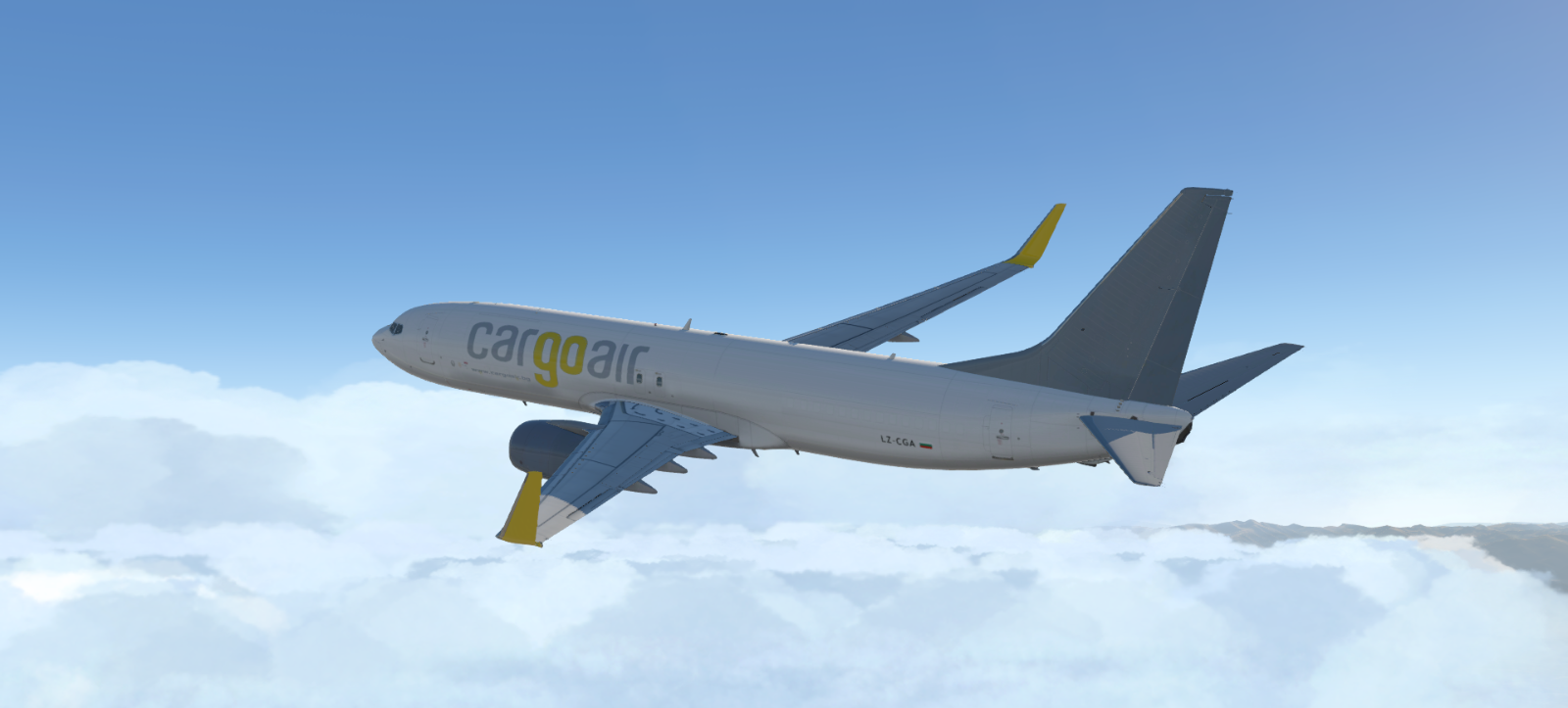 B737-800X Zibo Cargo Air LZ-CGA - Aircraft Skins - Liveries - X-Plane ...