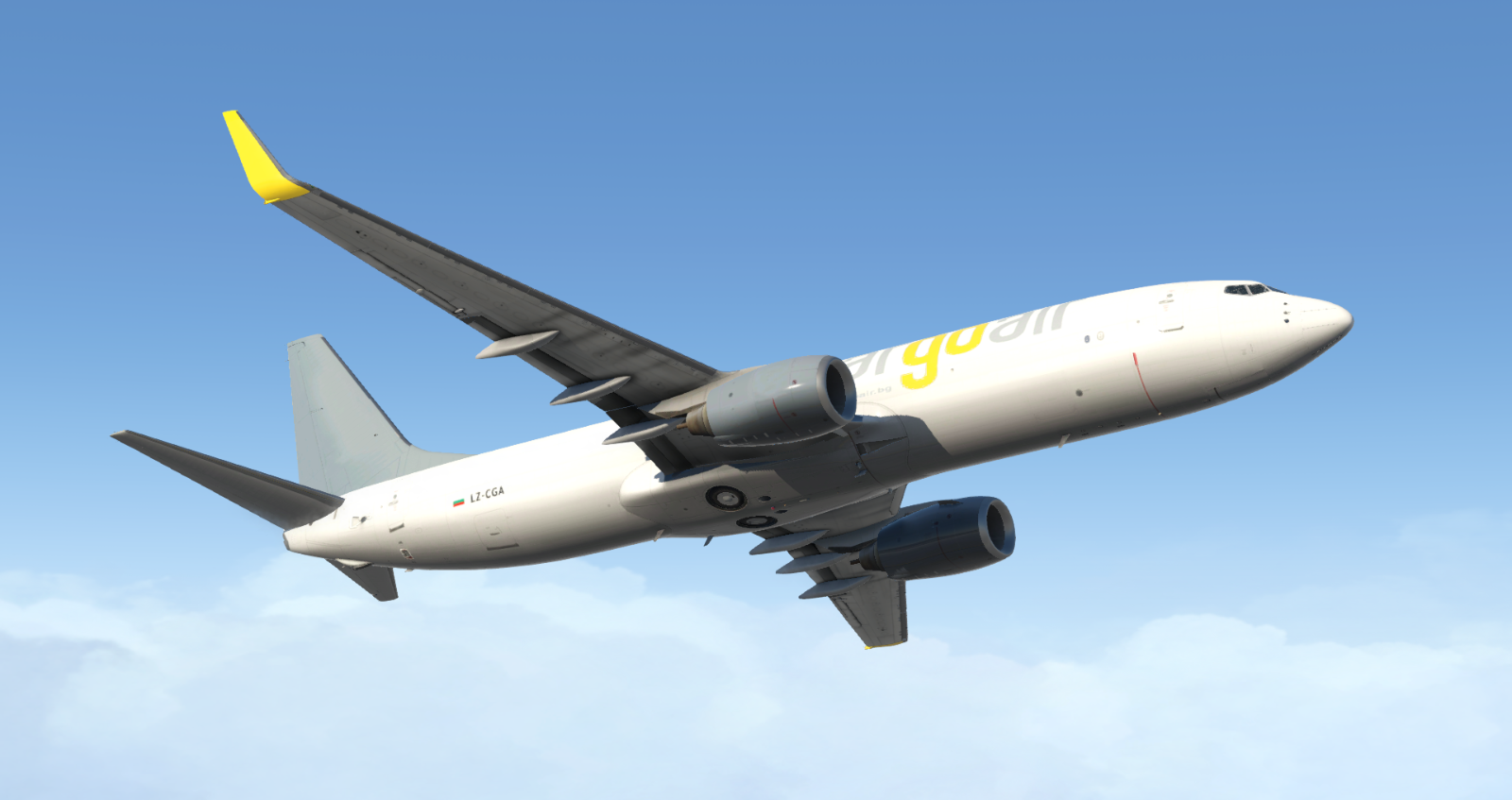 B737-800X Zibo Cargo Air LZ-CGA - Aircraft Skins - Liveries - X-Plane ...