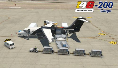 JD Ground Handling Deluxe set for JustFlight BAe146 100-200-300 ...