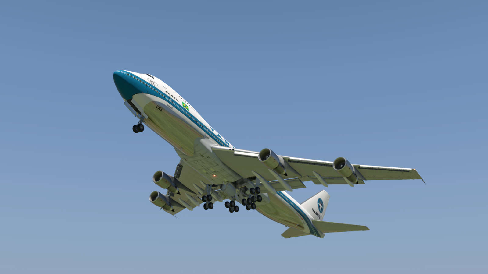VARIG - PP-VNA - Felis 747-200 - Aircraft Skins - Liveries - X-Plane ...