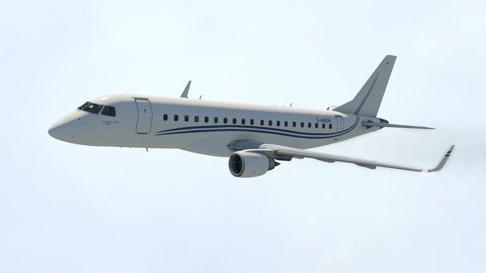 X-Crafts Embraer E-175 "Lineage 1000E - VIP Jet" (D-AWOW) "Air Hamburg ...