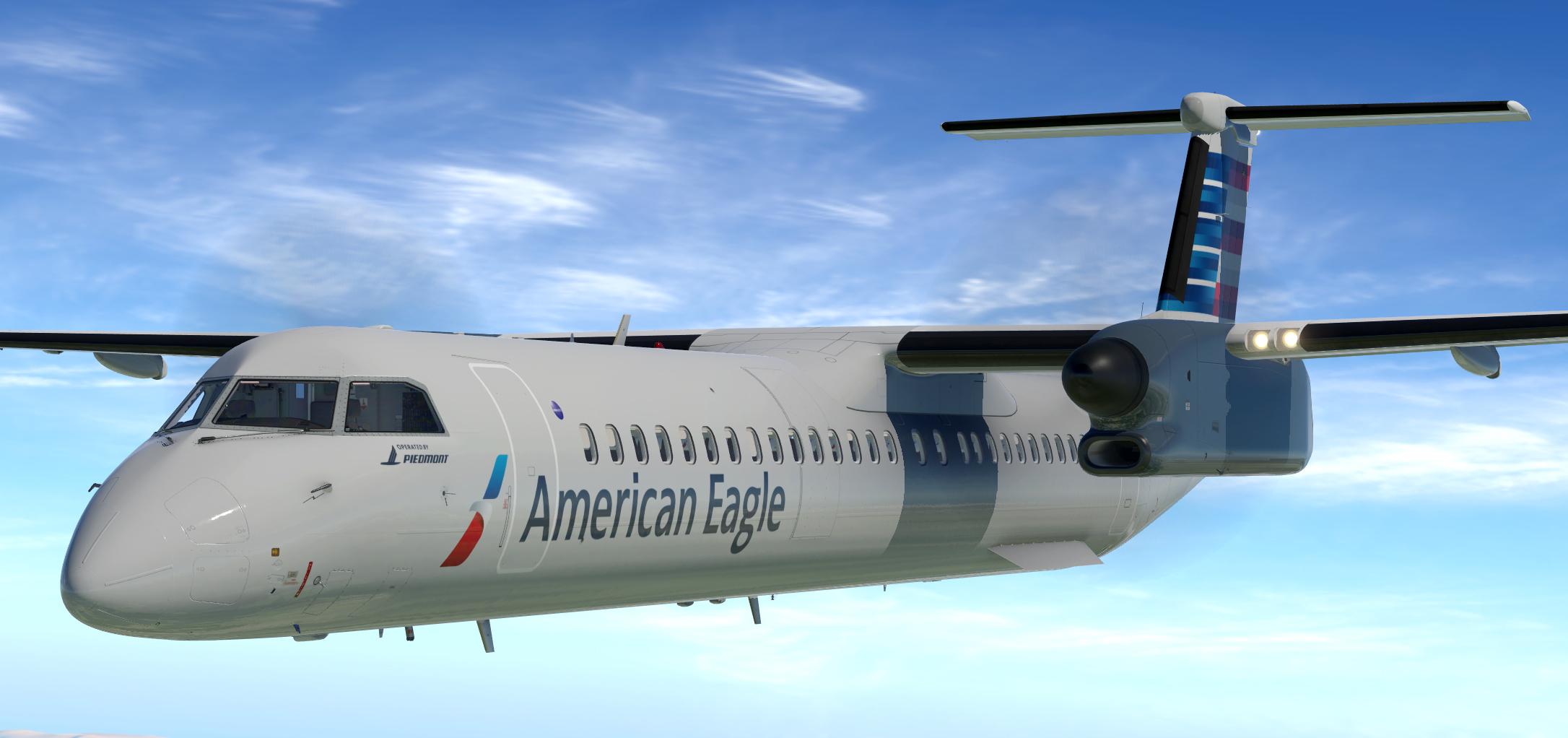American Eagle (Fictional) Q400 for Flyjsim Q400 Q4XP - Q4XP by FlyJSim ...