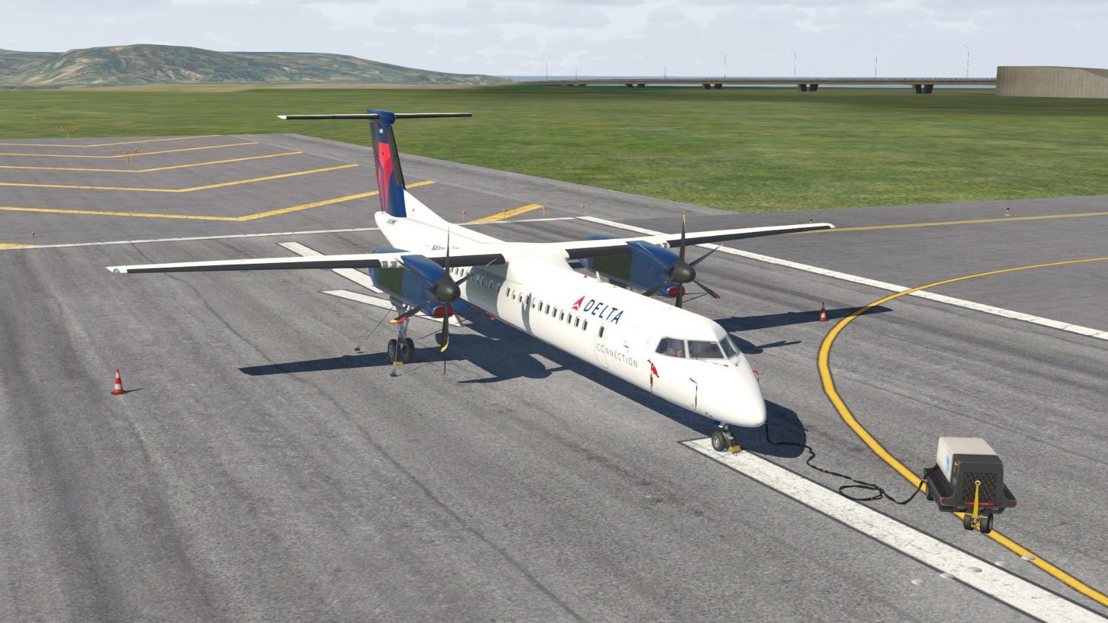 Delta Airlines for the FlyJSim Q4XP - Aircraft Skins - Liveries - X ...
