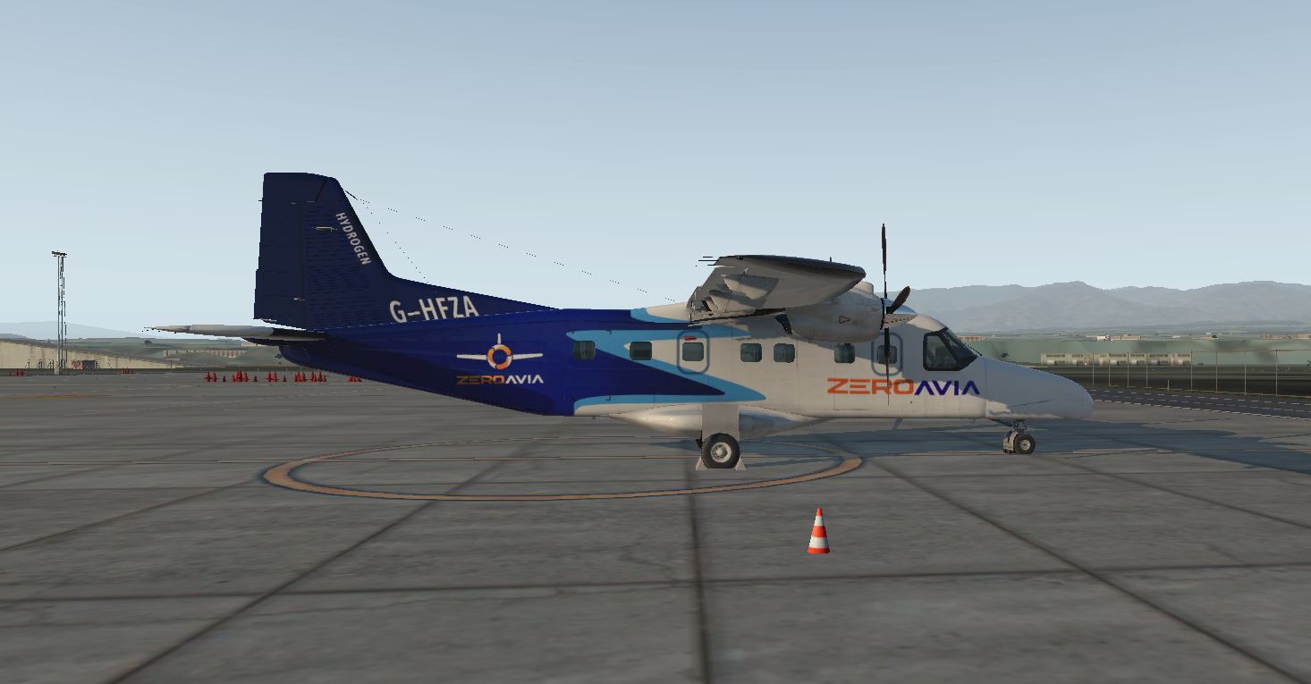 ZeroAvia DO 228. Hydrogen-electric plane - Carenado Paints - X-Plane ...