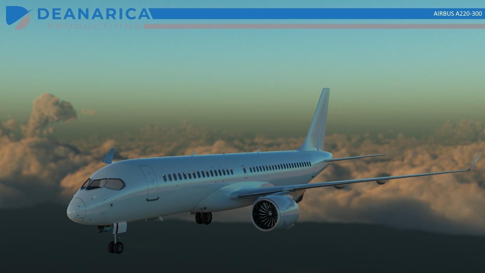 Deanarica Simulations Airbus A220 - Airplane Development Notices - X ...