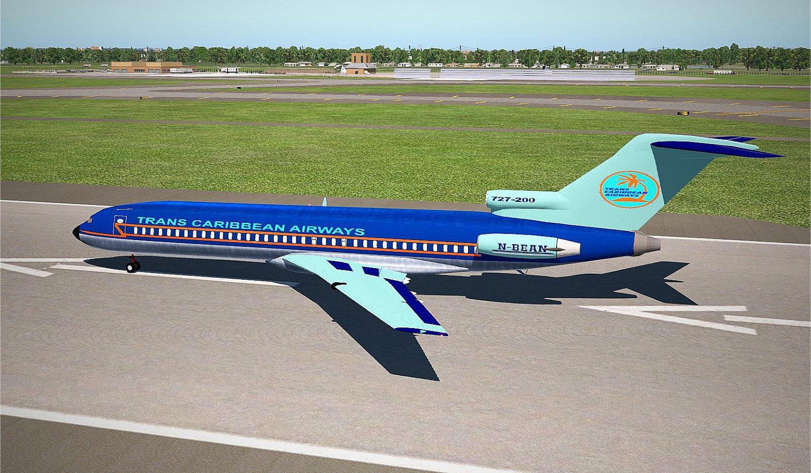 Trans Caribbean Airways N-BEAN (Boeing 727-200 ADV) - Aircraft Skins ...