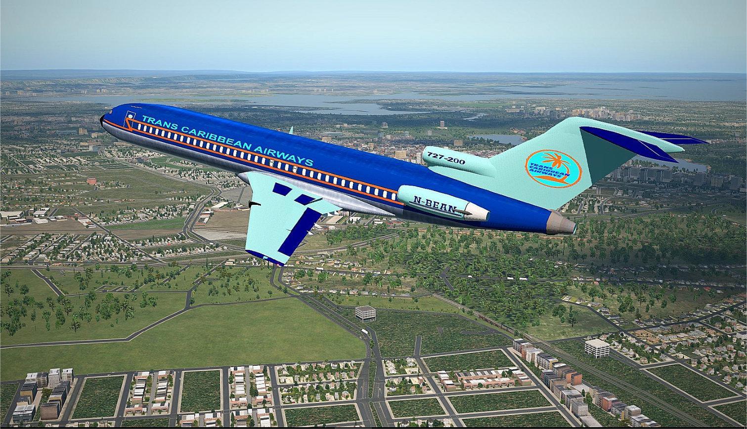 Trans Caribbean Airways N-BEAN (Boeing 727-200 ADV) - Aircraft Skins ...