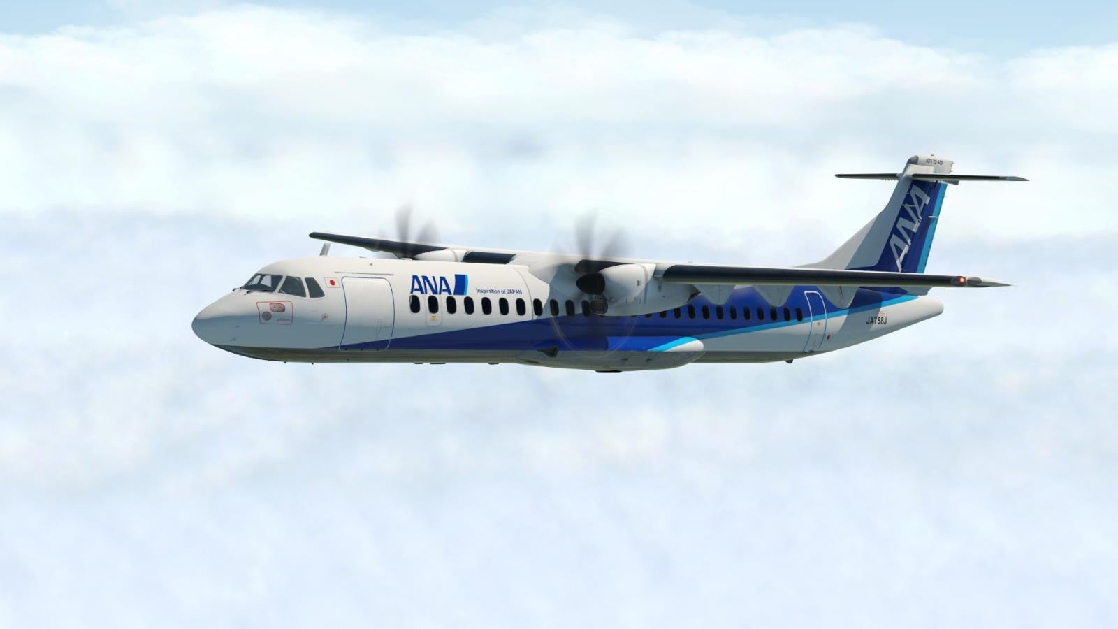 Updated! Aerosoft ATR72-500 (JA758J+JA758A+JA76JB) "ANA - All Nippon ...
