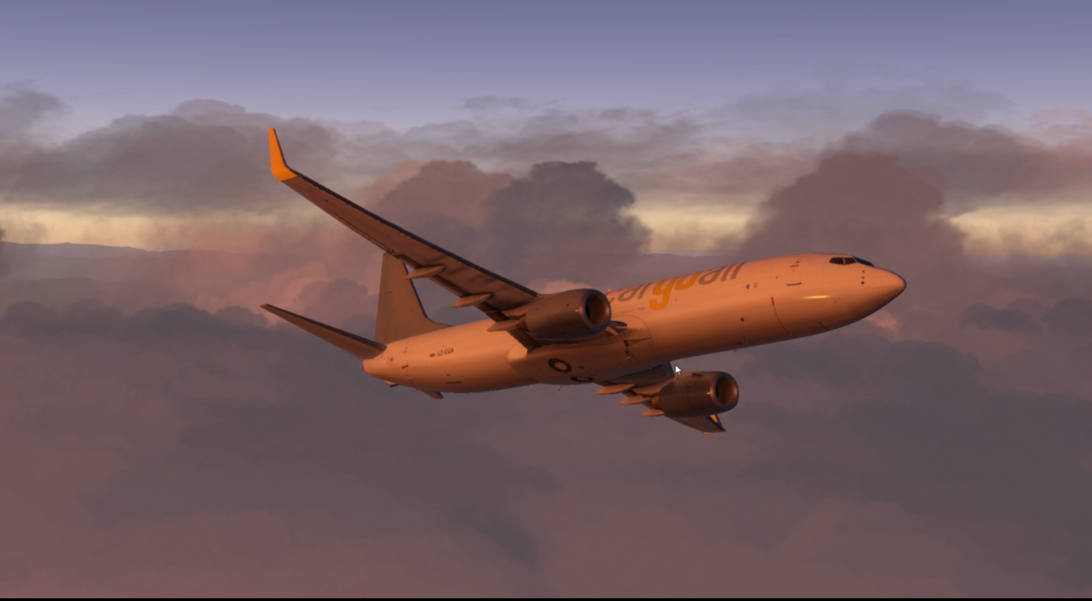 B737-800X Zibo Cargo Air LZ-CGA - Aircraft Skins - Liveries - X-Plane ...