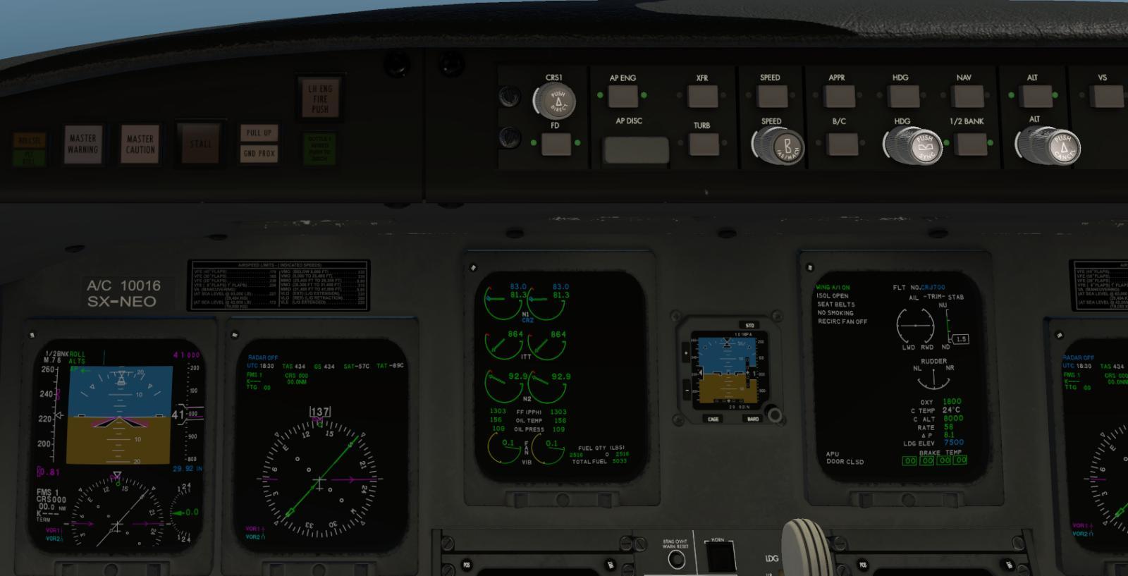 Ad Simulations CRJ-700 HOT FIX (new airfoils and edited Flight Model ...