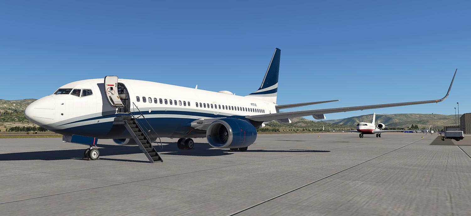 N737LE - Private BBJ / Level Up 737-700 - Aircraft Skins - Liveries - X ...