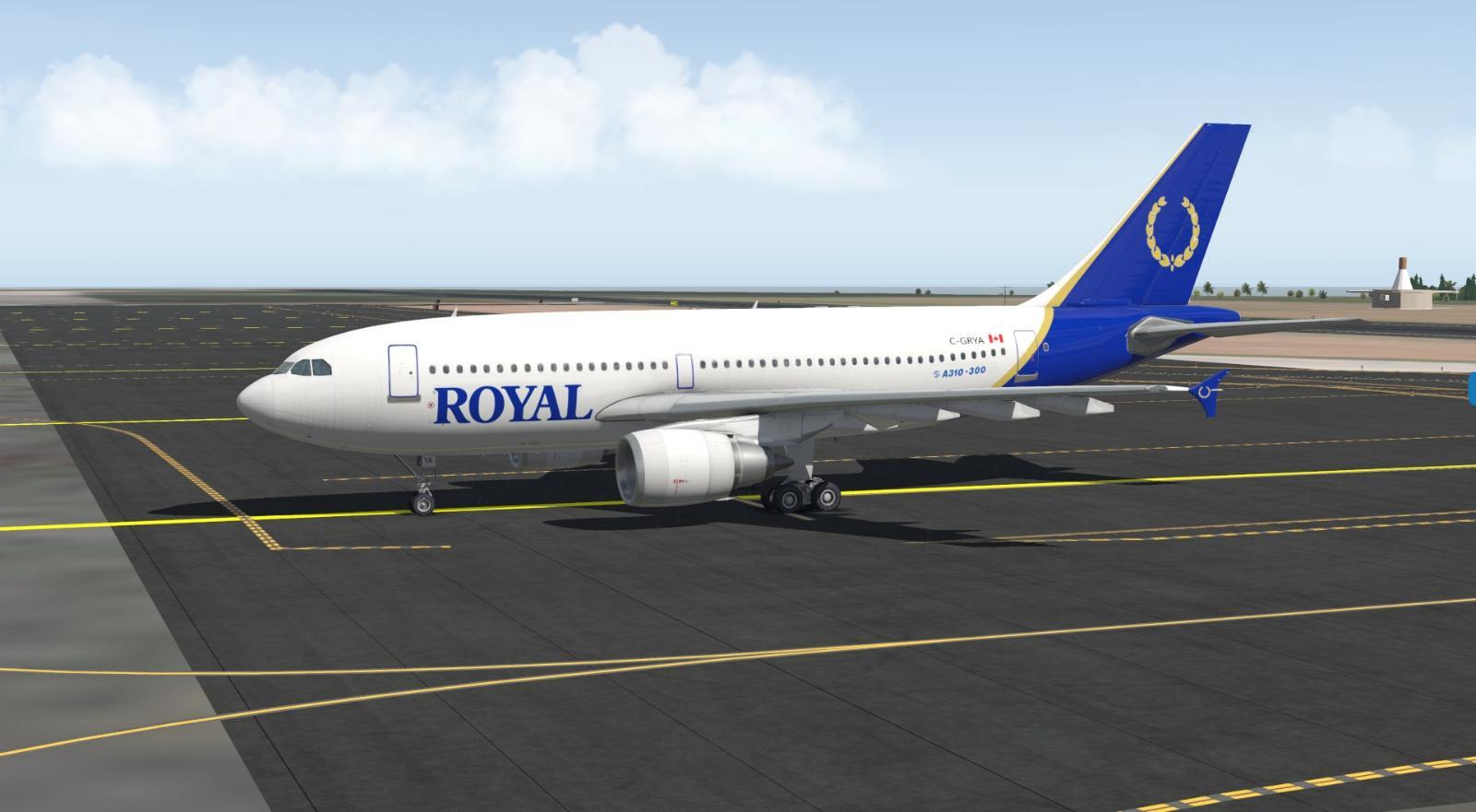 Royal Aviation A310-300 C-GRYA - Aircraft Skins - Liveries - X-Plane ...
