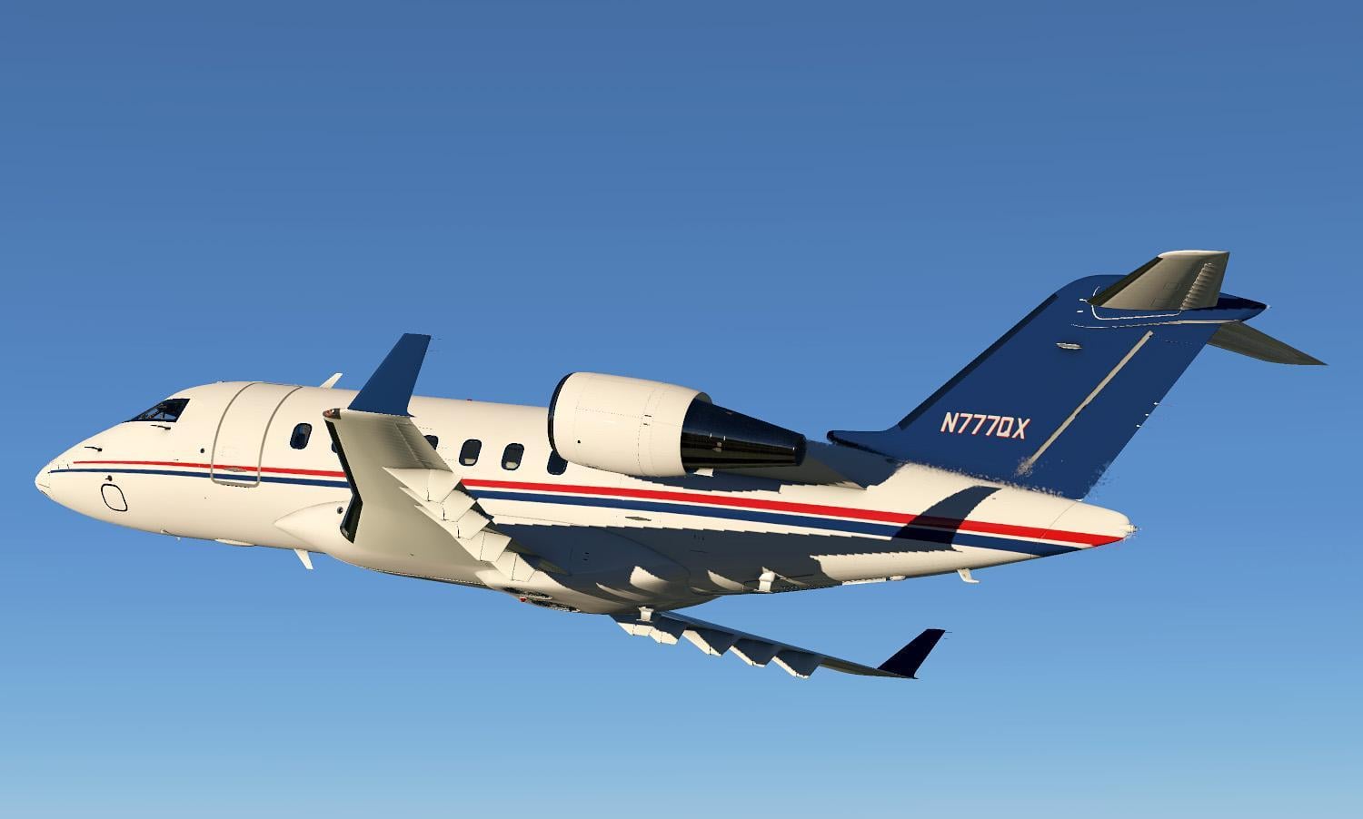 N777QX - HotStart Challenger 650 - Aircraft Skins - Liveries - X-Plane ...