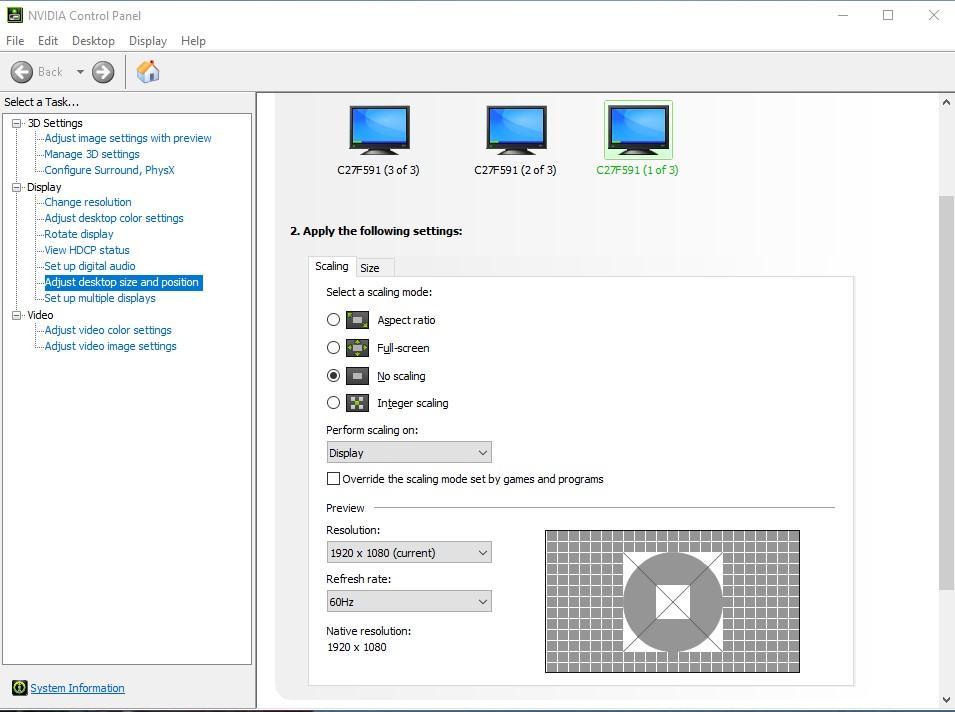 Error: "Not Optimum mode Recommend 1920x1080 60 Hz" - XP11 Technical ...