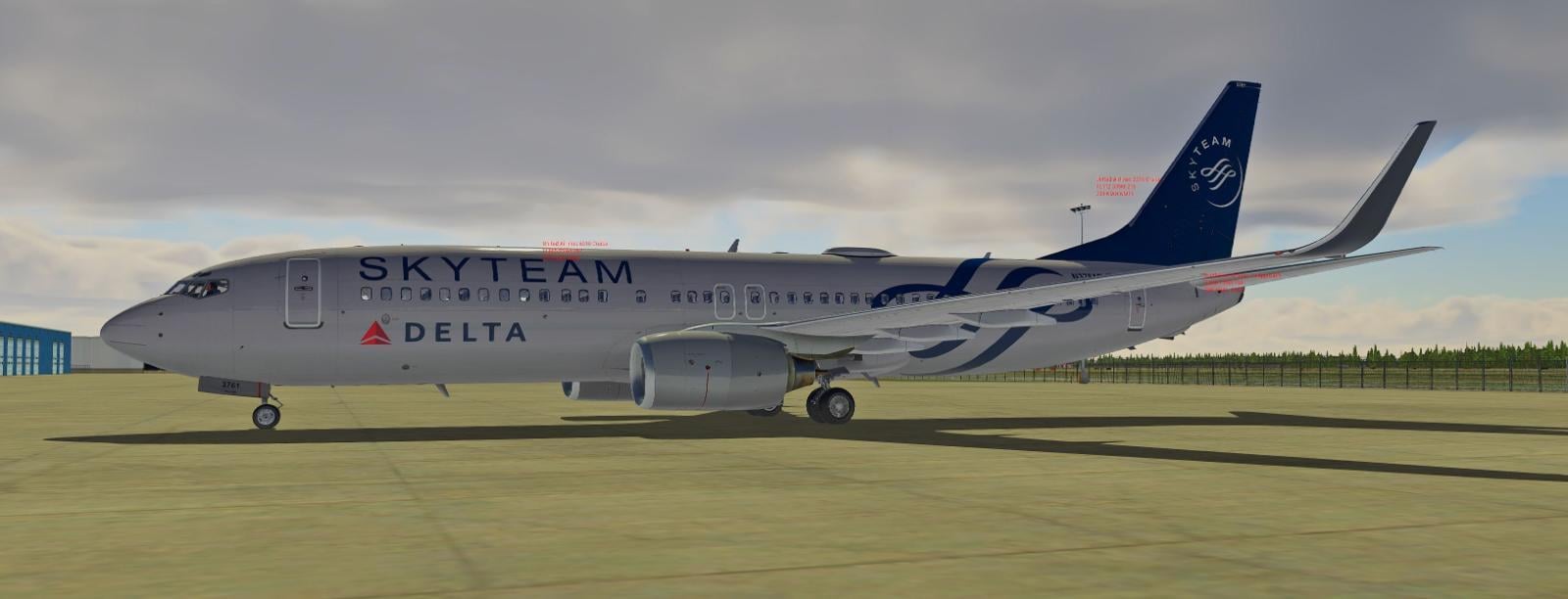 Delta Air Lines - Skyteam Livery - N3761R for LevelUp 737-800 ...