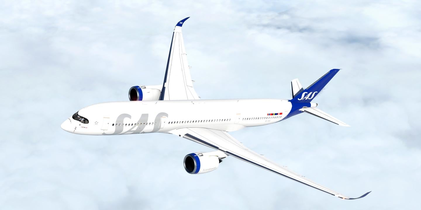 Flight Factor A350-900 SAS Scandinavian Airlines (SE-RSC ...