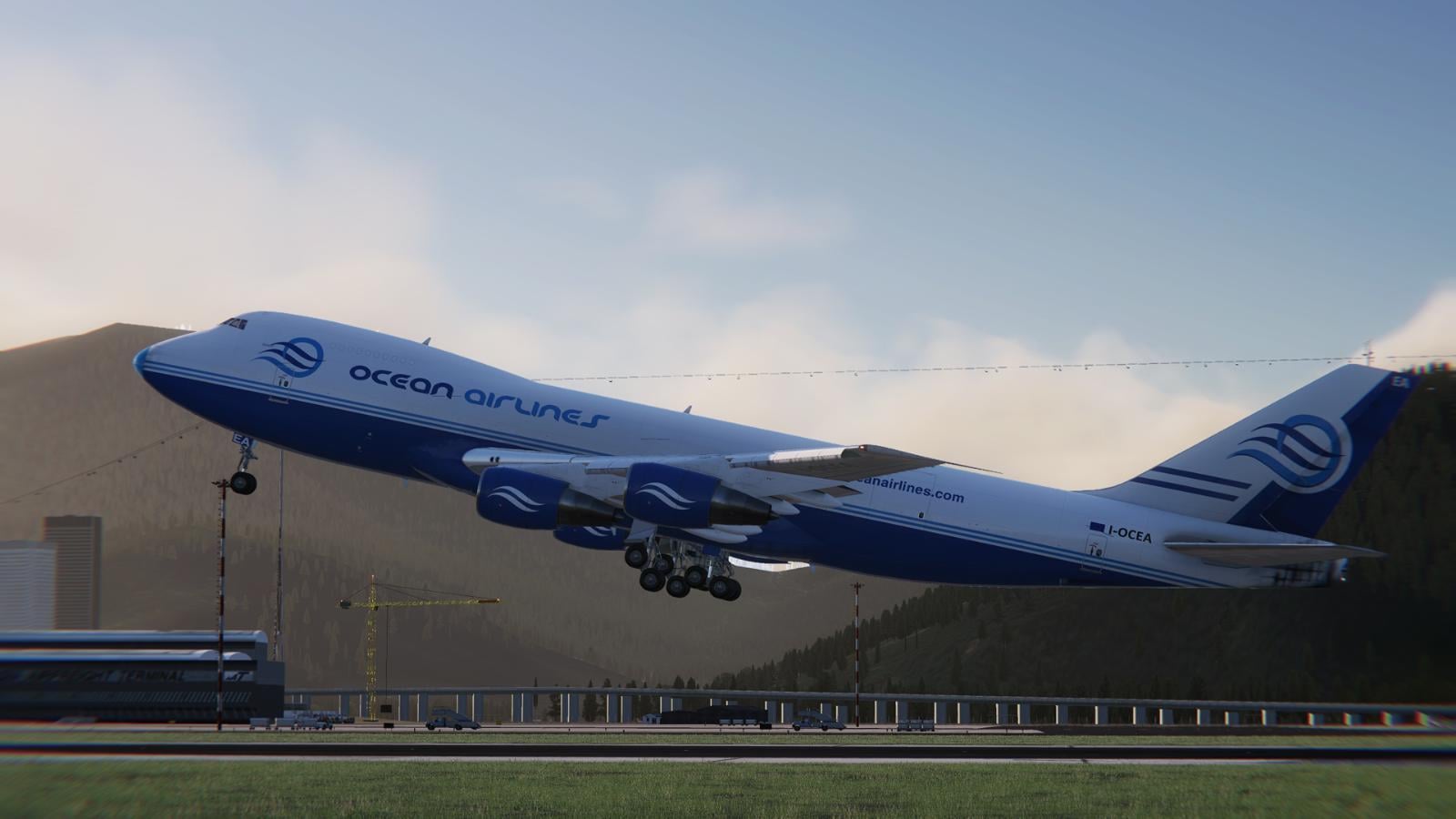 [GE] Felis 747 Freighter - I-OCEA - Ocean Airlines - Livery - Aircraft ...