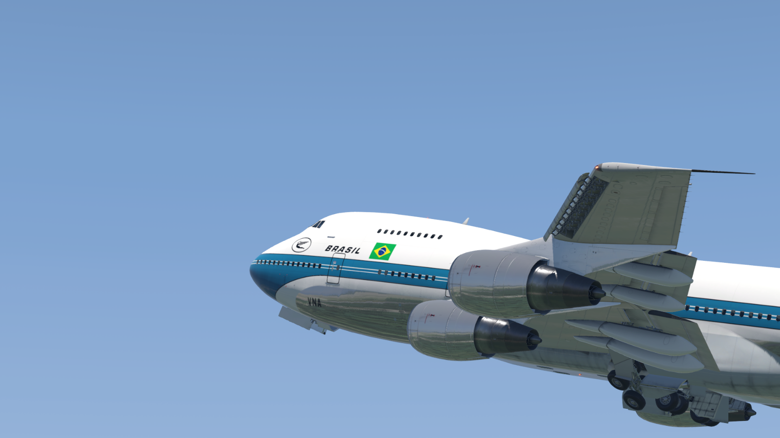 VARIG - PP-VNA - Felis 747-200 - Aircraft Skins - Liveries - X-Plane ...
