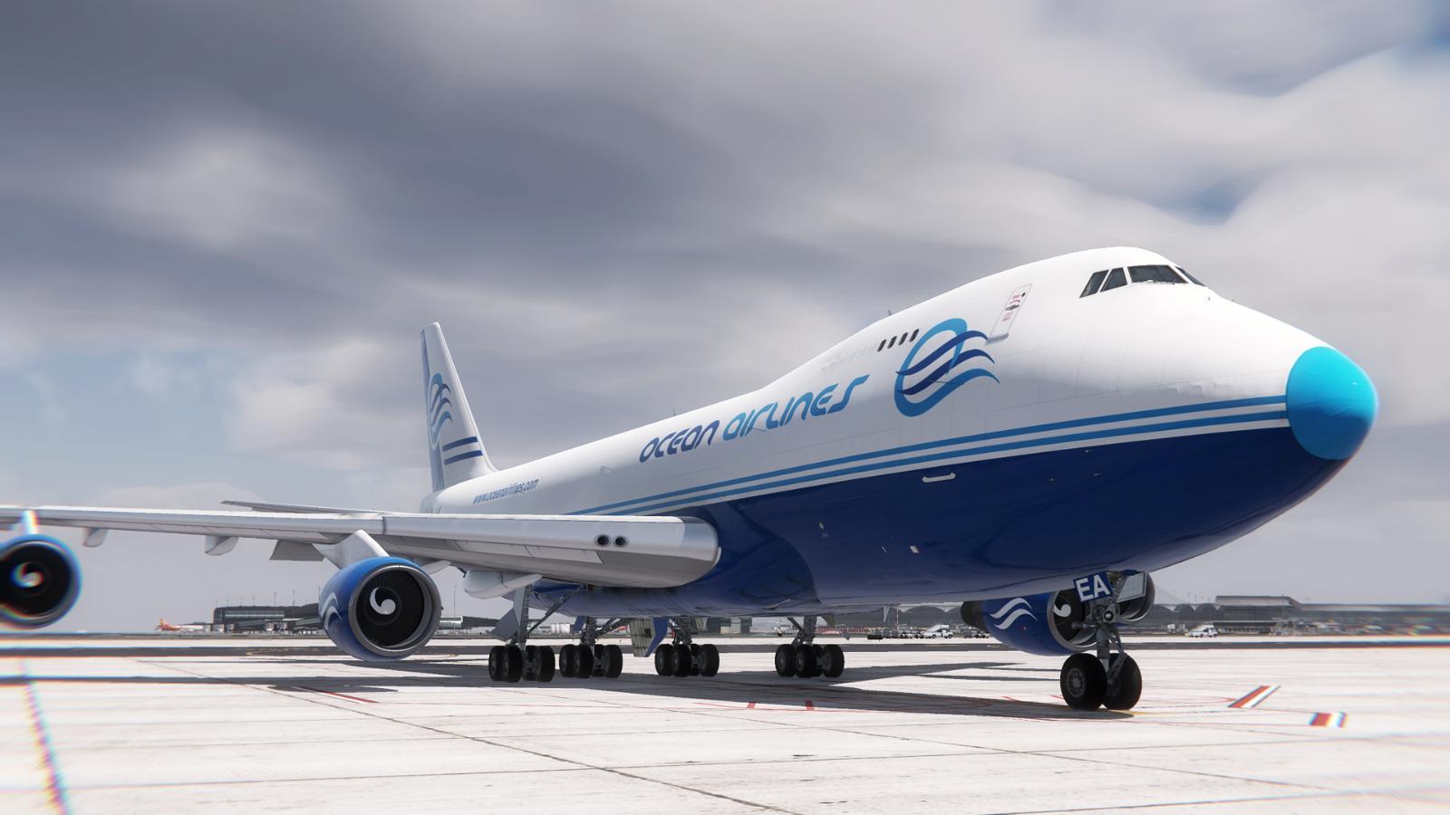 [GE] Felis 747 Freighter - I-OCEA - Ocean Airlines - Livery - Aircraft ...
