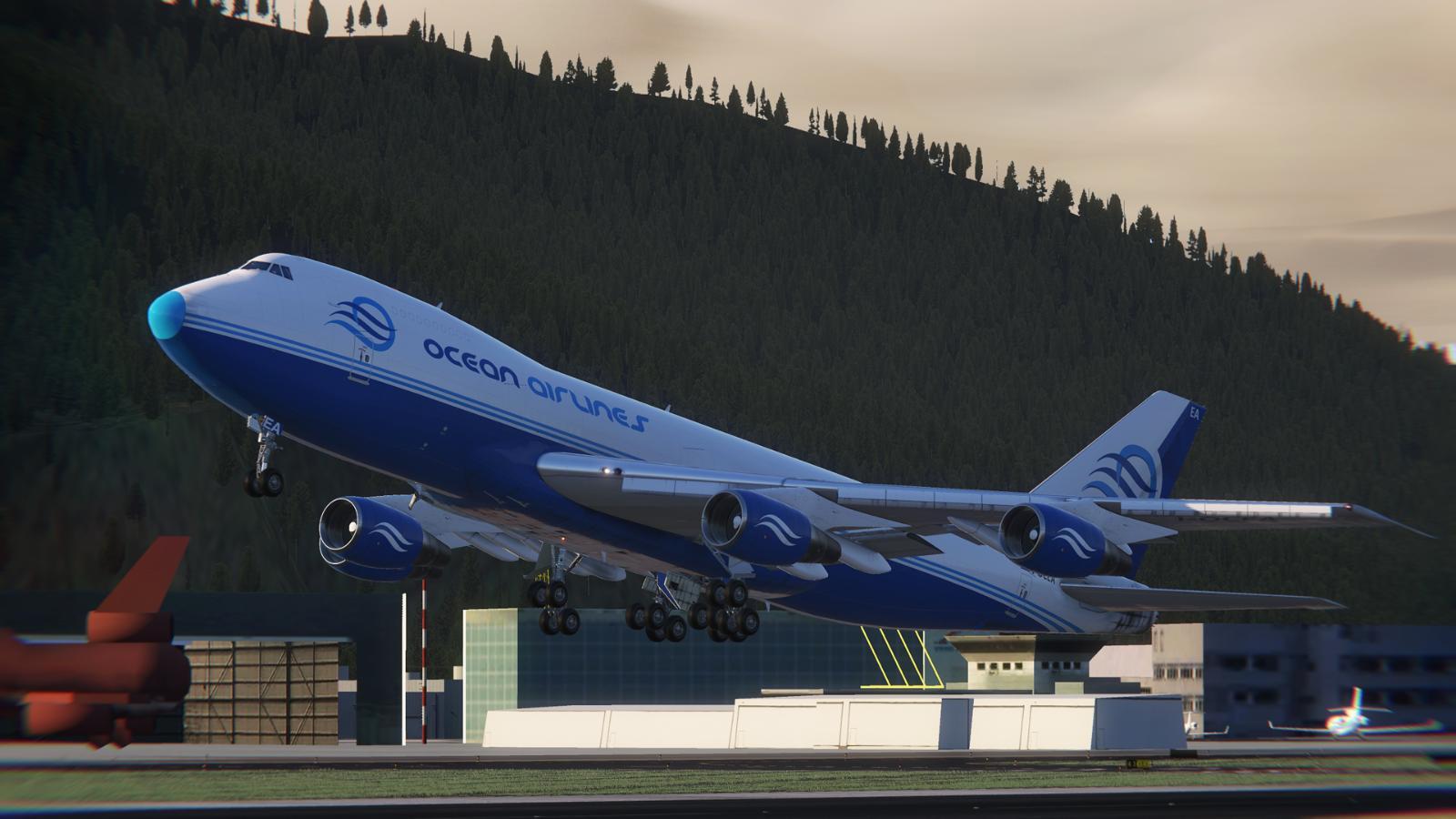 [GE] Felis 747 Freighter - I-OCEA - Ocean Airlines - Livery - Aircraft ...