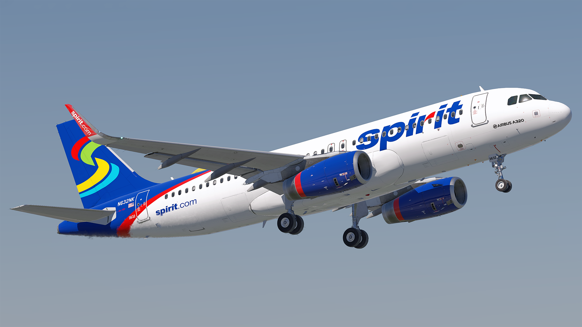 Spirit Airlines FlightFactor A320 'Skittles' Pack - FlightFactor - X ...