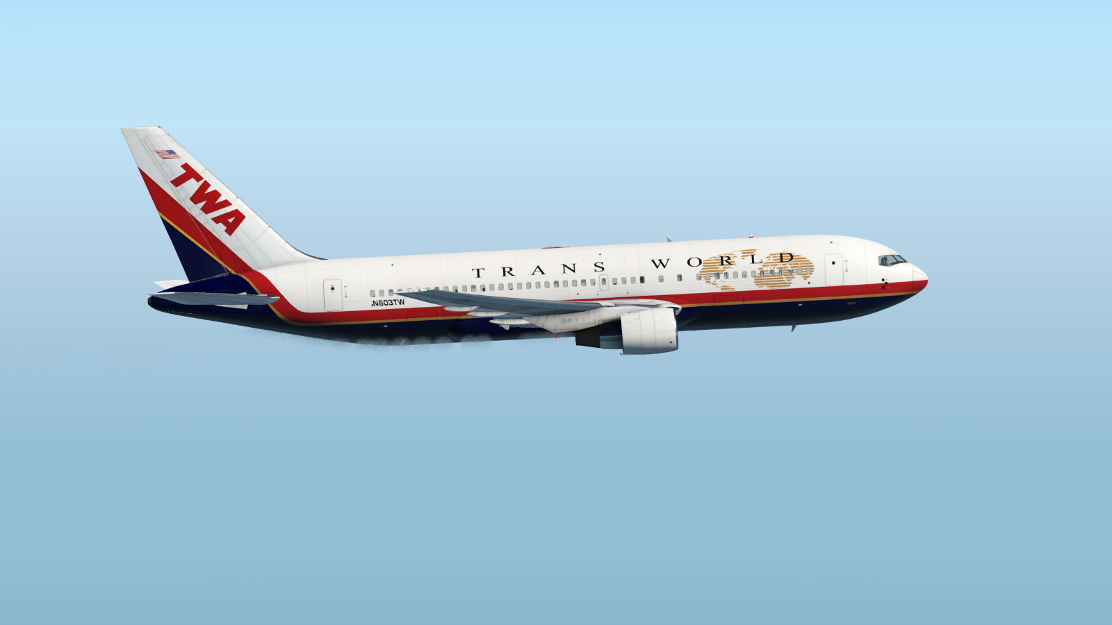 TWA Trans World Airlines 767-200 - Aircraft Skins - Liveries - X-Plane ...