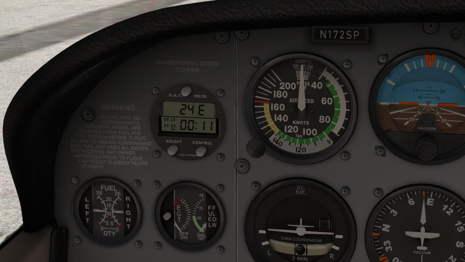 Timer / Stopwatch for Cessna 172 - General X-Plane Discussion - X-Plane ...
