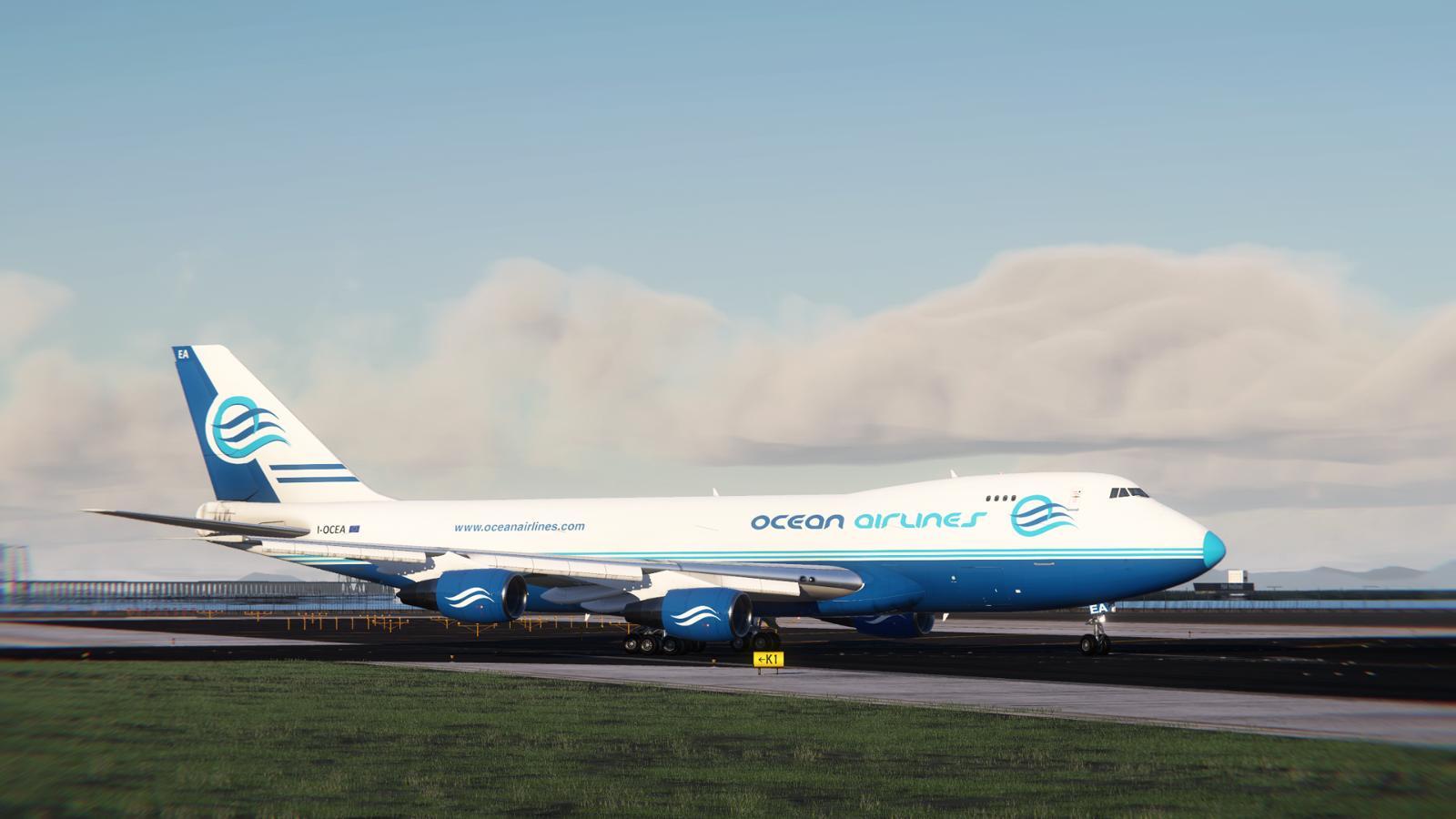 [GE] Felis 747 Freighter - I-OCEA - Ocean Airlines - Livery - Aircraft ...