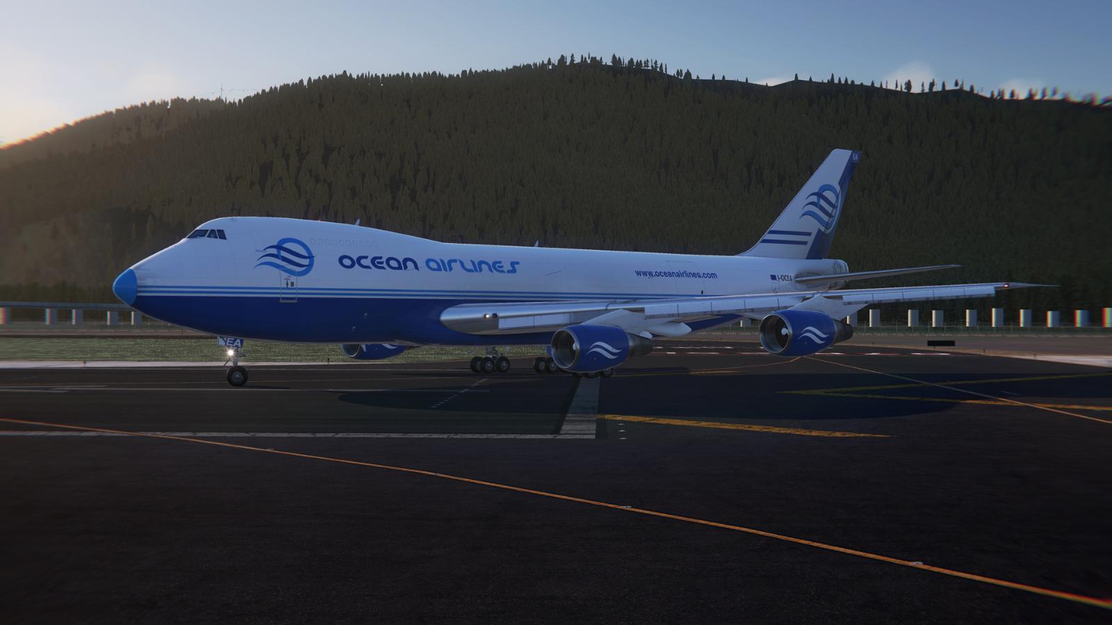 [GE] Felis 747 Freighter - I-OCEA - Ocean Airlines - Livery - Aircraft ...