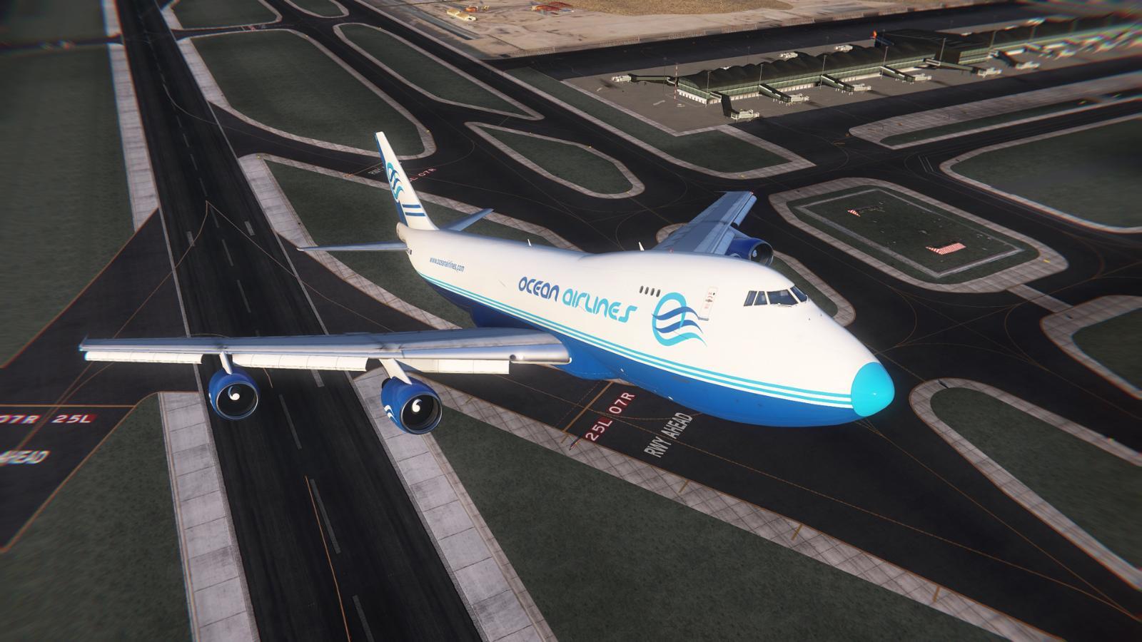 [GE] Felis 747 Freighter - I-OCEA - Ocean Airlines - Livery - Aircraft ...