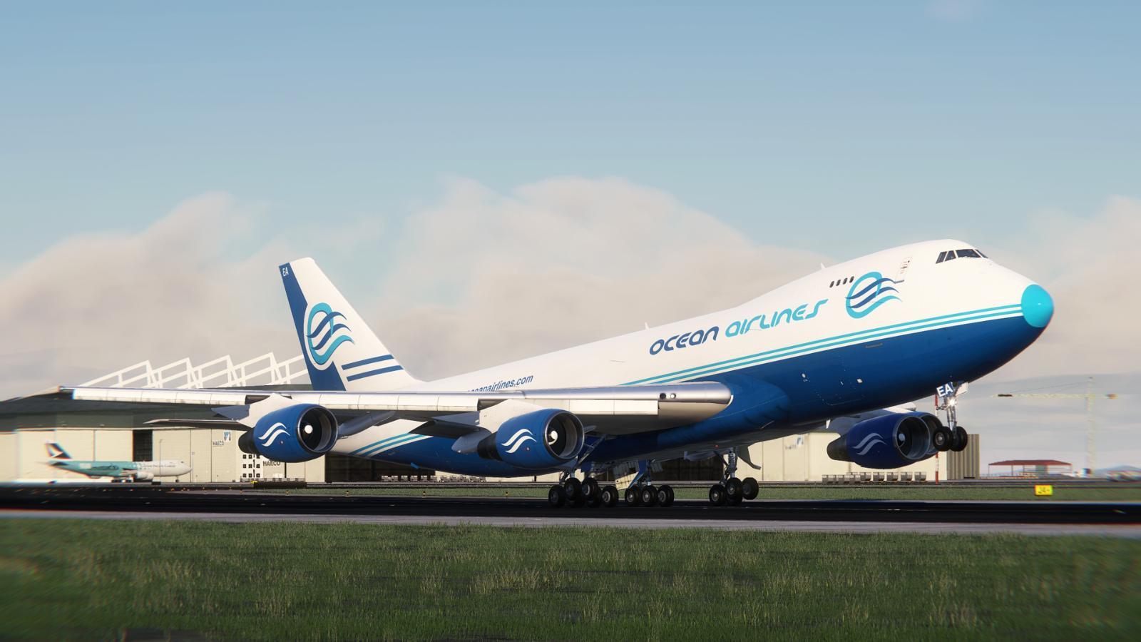 [GE] Felis 747 Freighter - I-OCEA - Ocean Airlines - Livery - Aircraft ...
