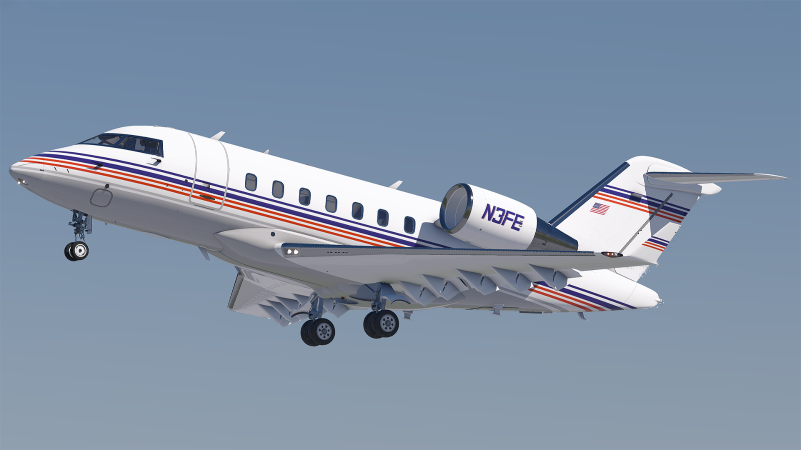 FedEx Hot Start Challenger 650 (N3FE) - Aircraft Skins - Liveries - X ...
