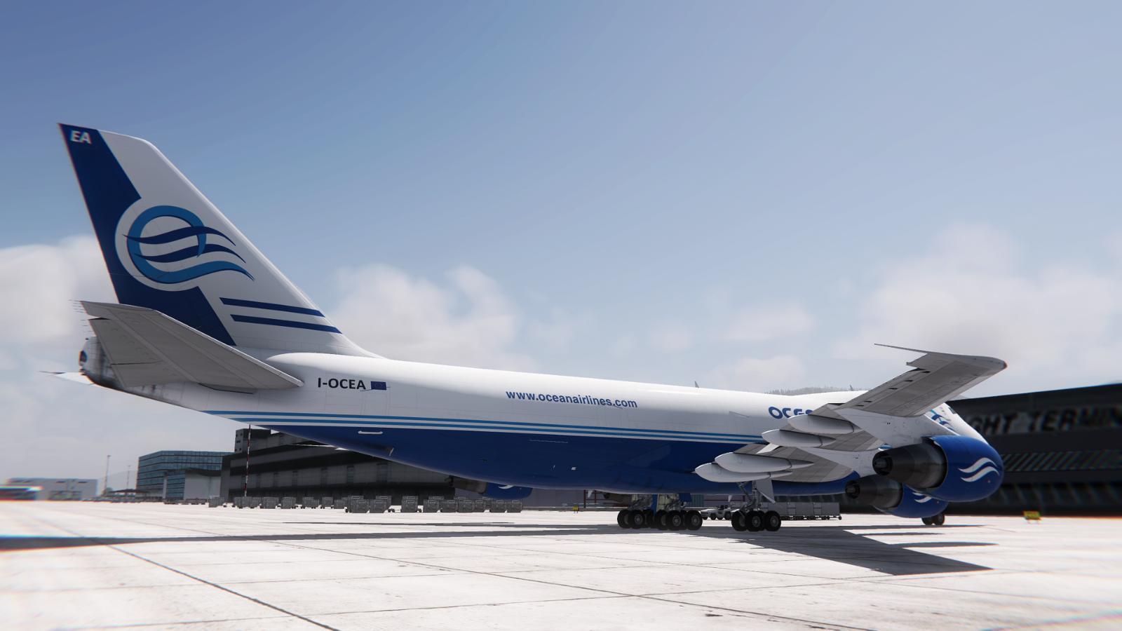 [GE] Felis 747 Freighter - I-OCEA - Ocean Airlines - Livery - Aircraft ...