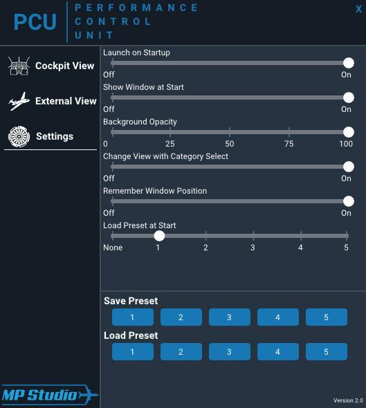 Performance Control Unit V2 (PCU) - MP Studio - X-Plane.Org Forum