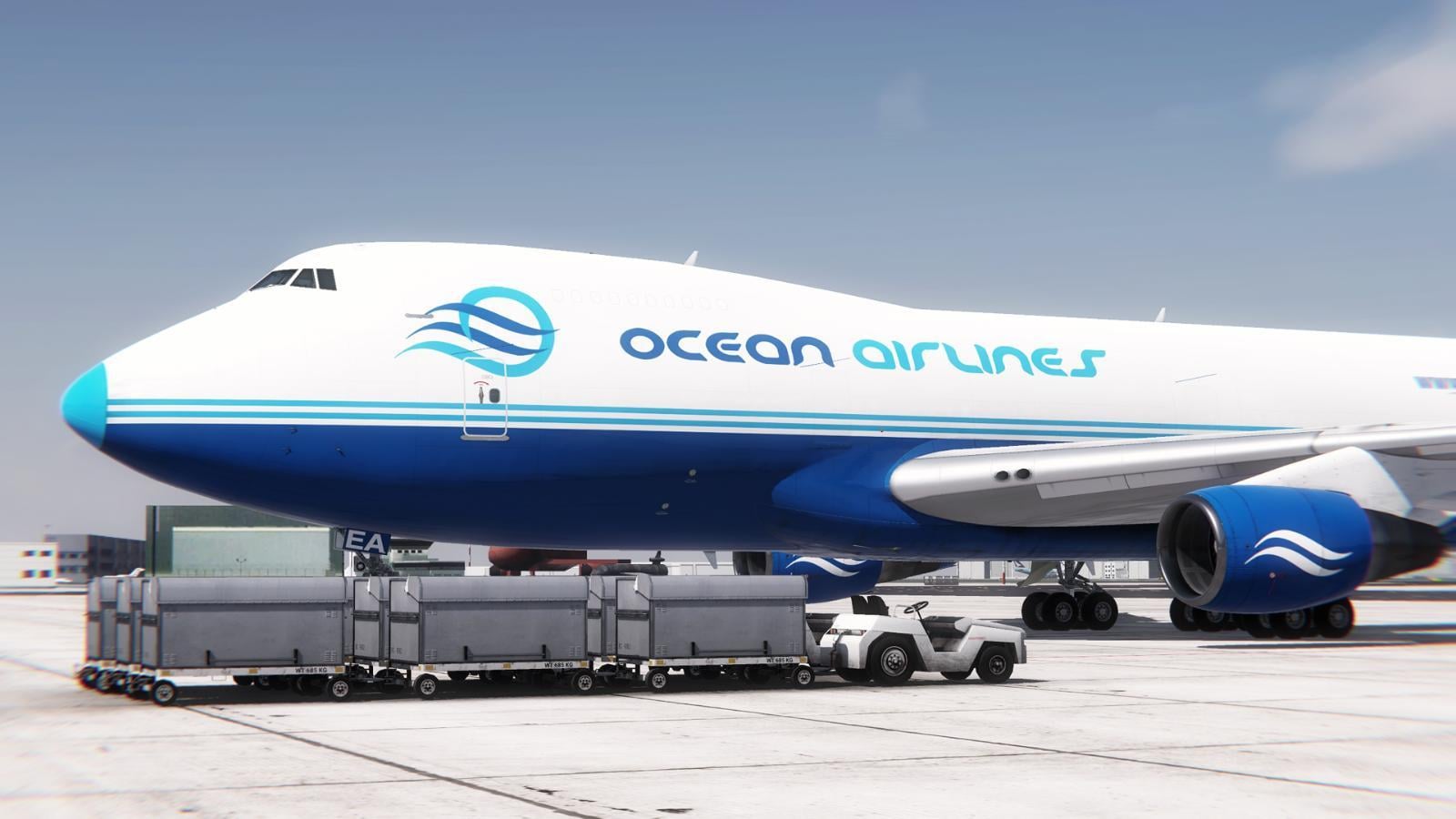 [GE] Felis 747 Freighter - I-OCEA - Ocean Airlines - Livery - Aircraft ...