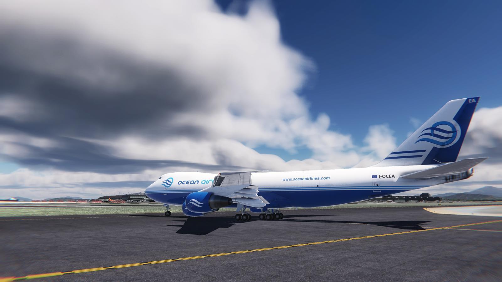 [GE] Felis 747 Freighter - I-OCEA - Ocean Airlines - Livery - Aircraft ...