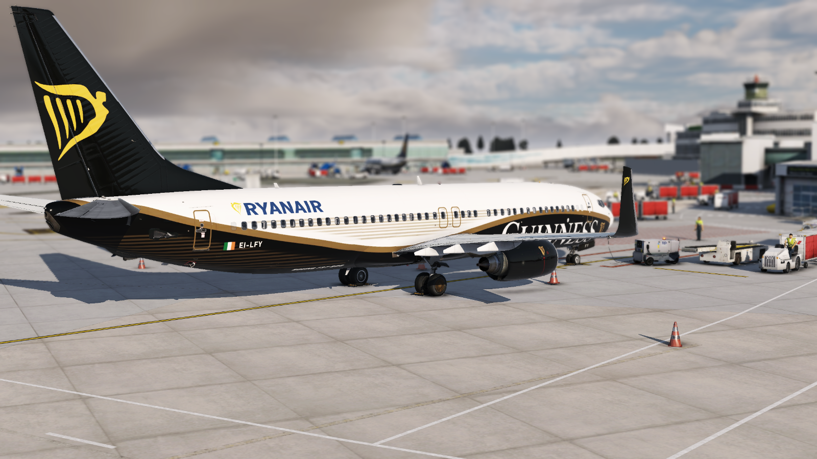 Ryanair/Guinness livery [Fictional] B737-800 LevelUp 1.0.0 - Aircraft ...