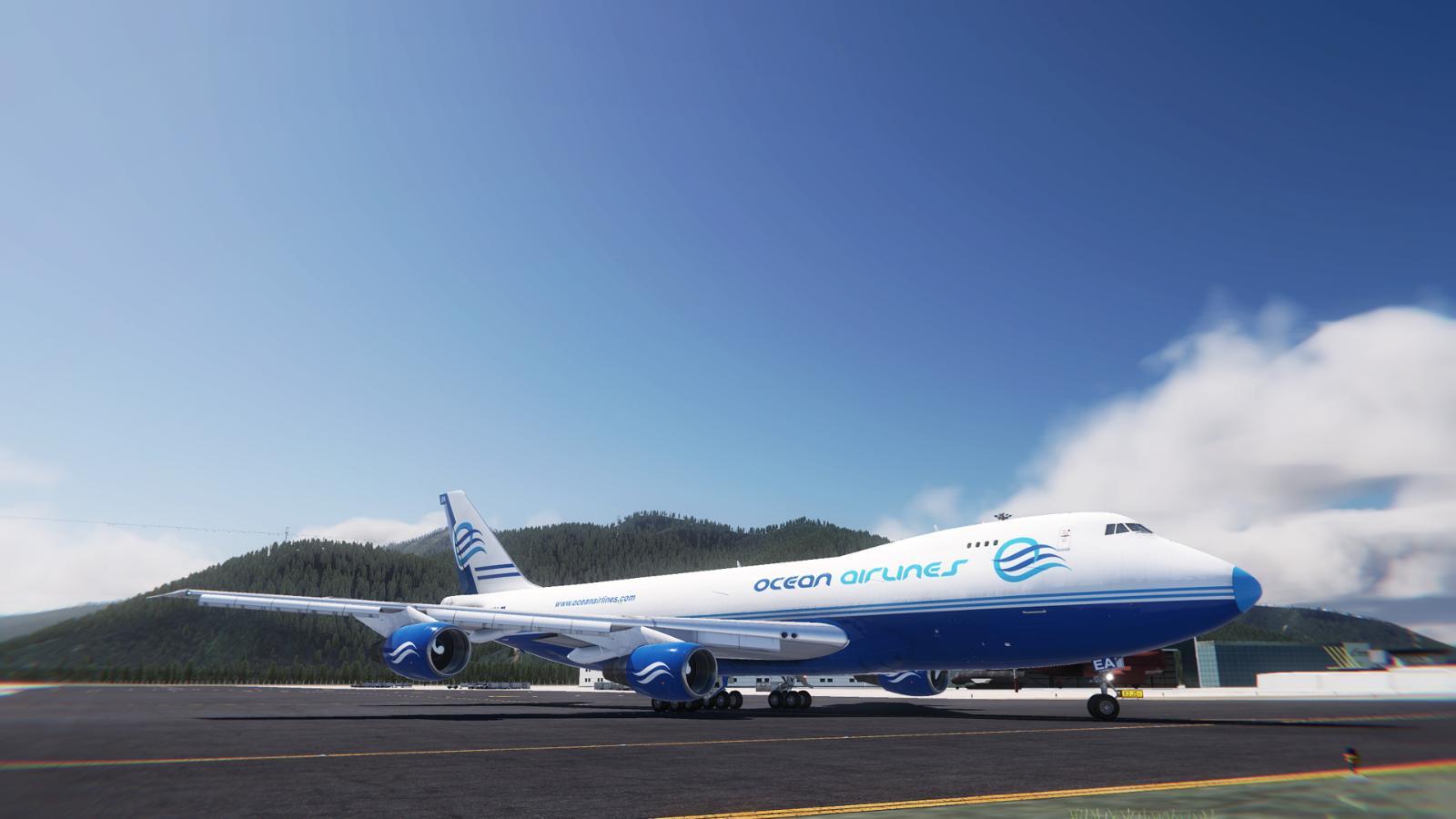[GE] Felis 747 Freighter - I-OCEA - Ocean Airlines - Livery - Aircraft ...