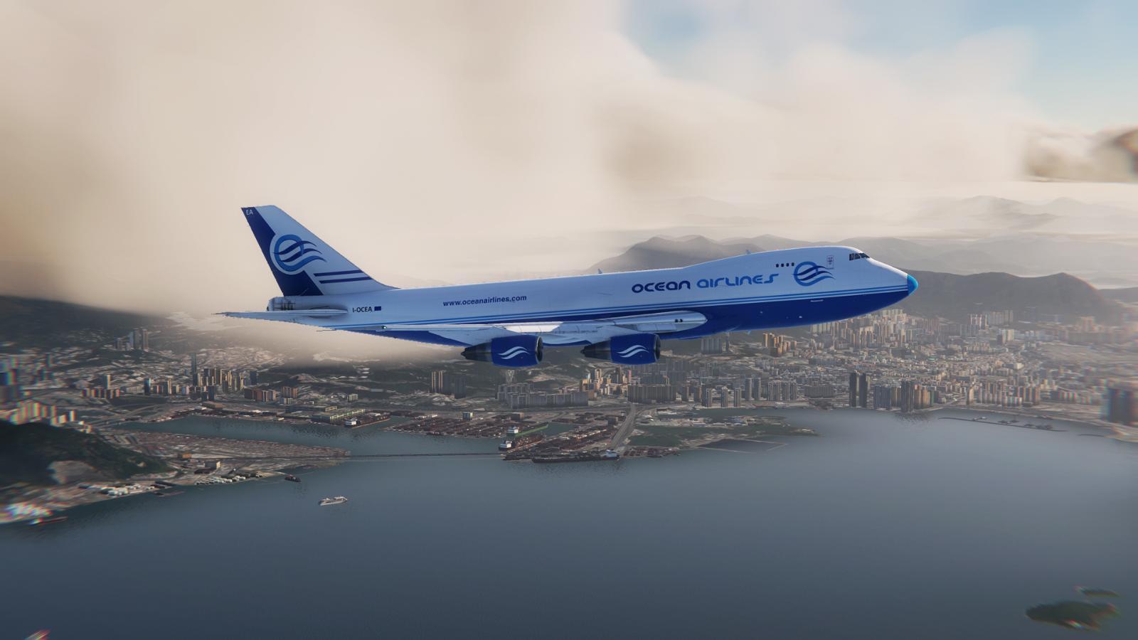 [GE] Felis 747 Freighter - I-OCEA - Ocean Airlines - Livery - Aircraft ...