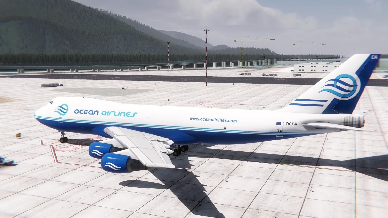 [GE] Felis 747 Freighter - I-OCEA - Ocean Airlines - Livery - Aircraft ...
