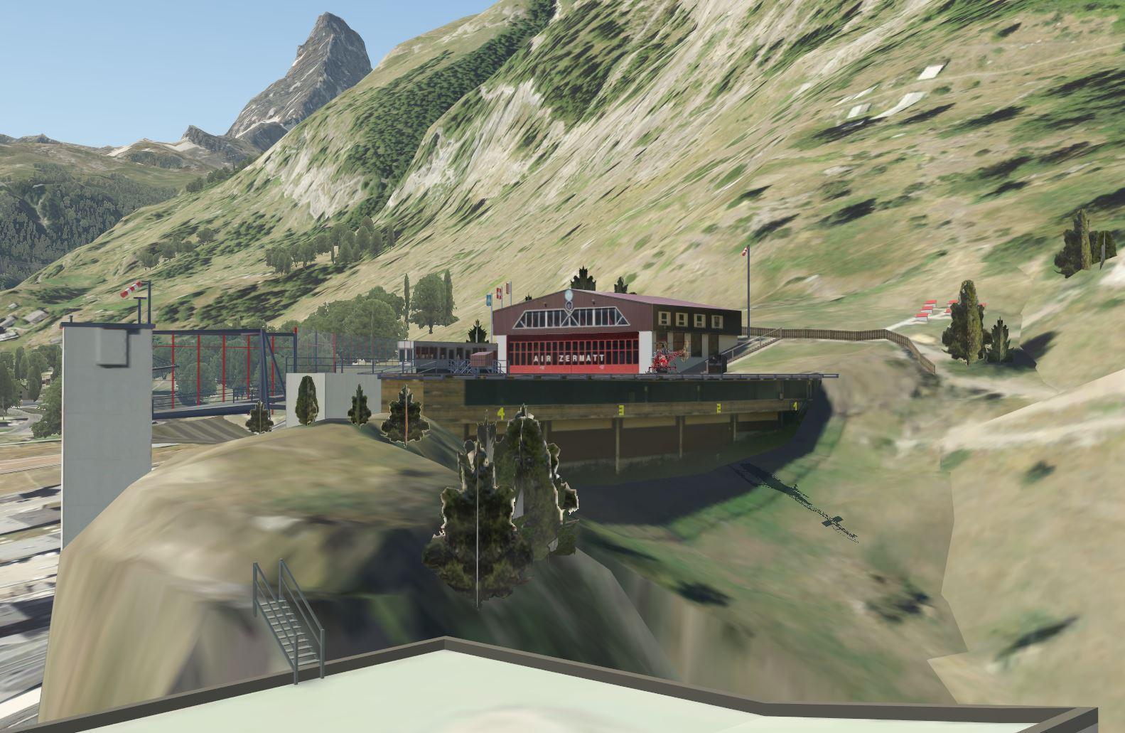 Air Zermatt Heliport in Zermatt (LSEZ) - Scenery Packages - X-Plane.Org ...